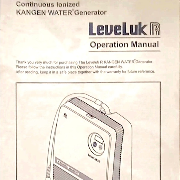 Kangen | Kitchen | Enagic Kangen Water Leveluk R New | Poshmark
